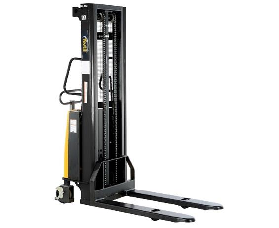 Stacker With Powered Lift | Motion Savers Inc. | 877-832-4154
