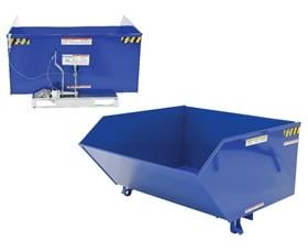 Low Profile 90 Degrees Self-Dumping Steel Hoppers