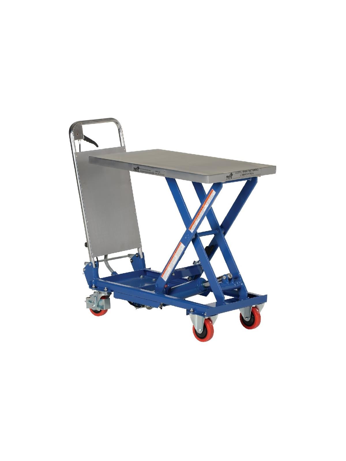 Hydraulic Elevating Cart | Motion Savers Inc. | 877-832-4154