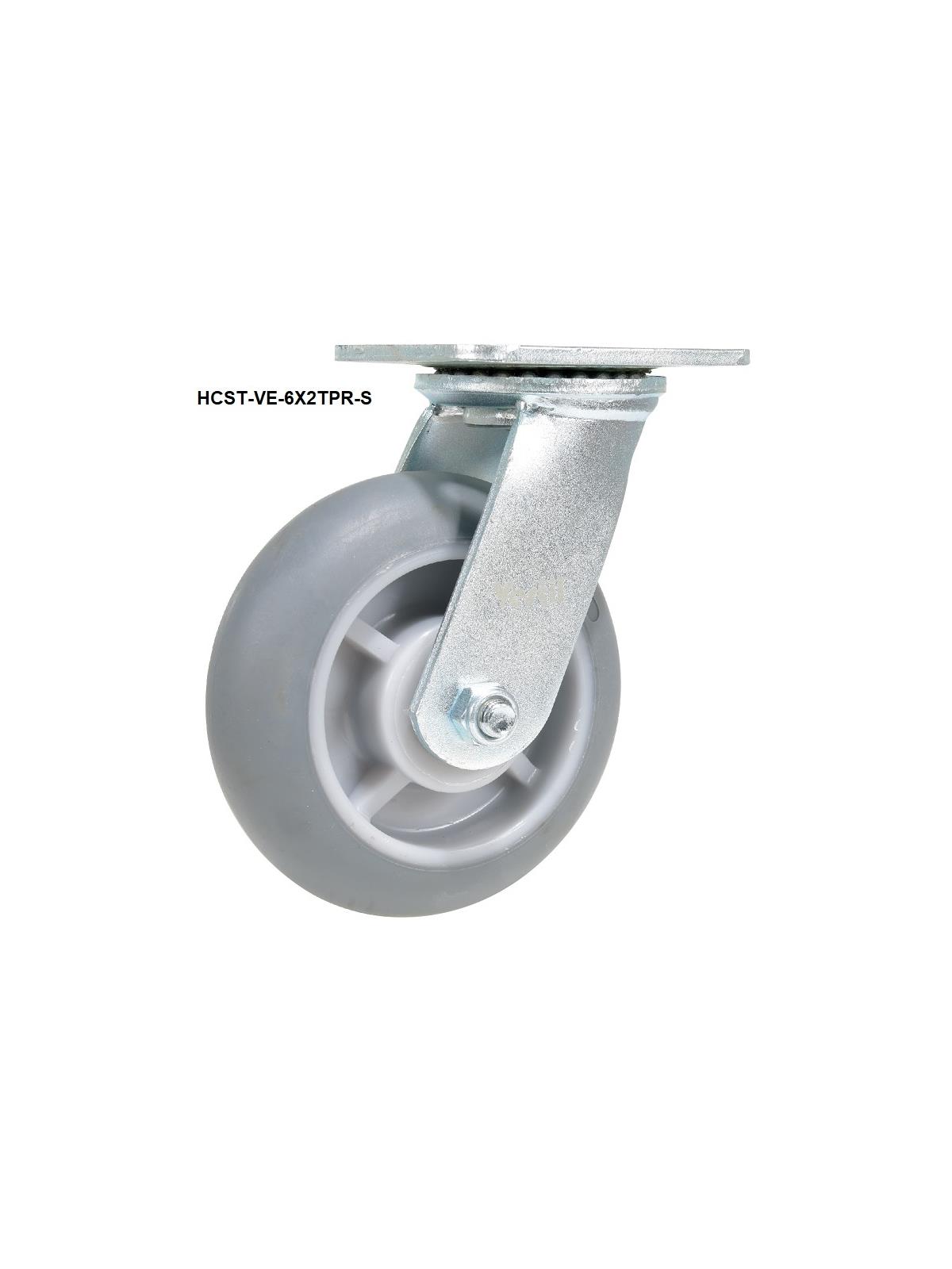 High Capacity (Tpr) Thermoplastic Rubber Casters